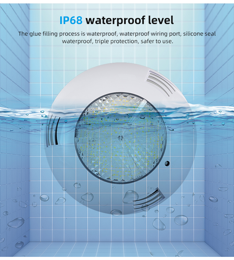 YC295-2A ABS 12w 18w 25w 35w 45w LED Swimming Pool Light